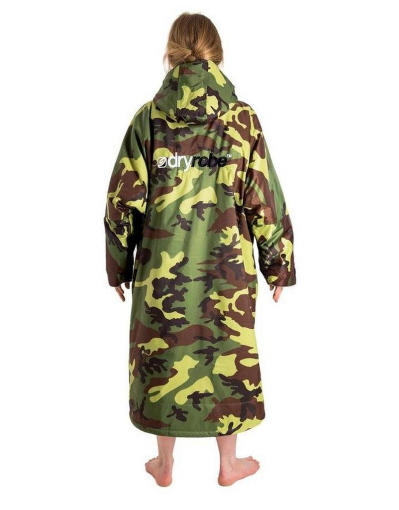 Dryrobe Advance Long Sleeve Adult Robe - Camouflage Grey | Simply Swim ...