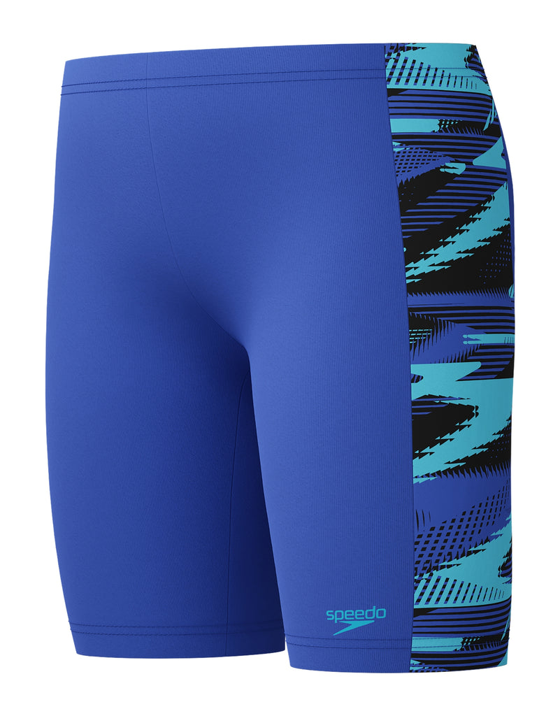 Speedo Boys Hyperboom Panel Swim Jammer - Blue/Multi | Simply Swim ...