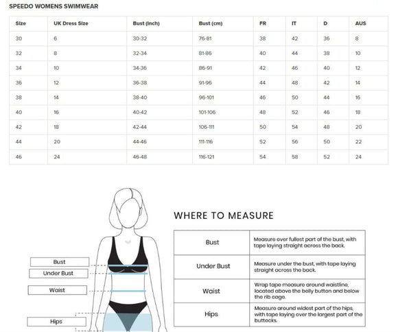 Speedo Endurance + V Back Swimsuit (Longer Body Length) - Blue | Simply ...