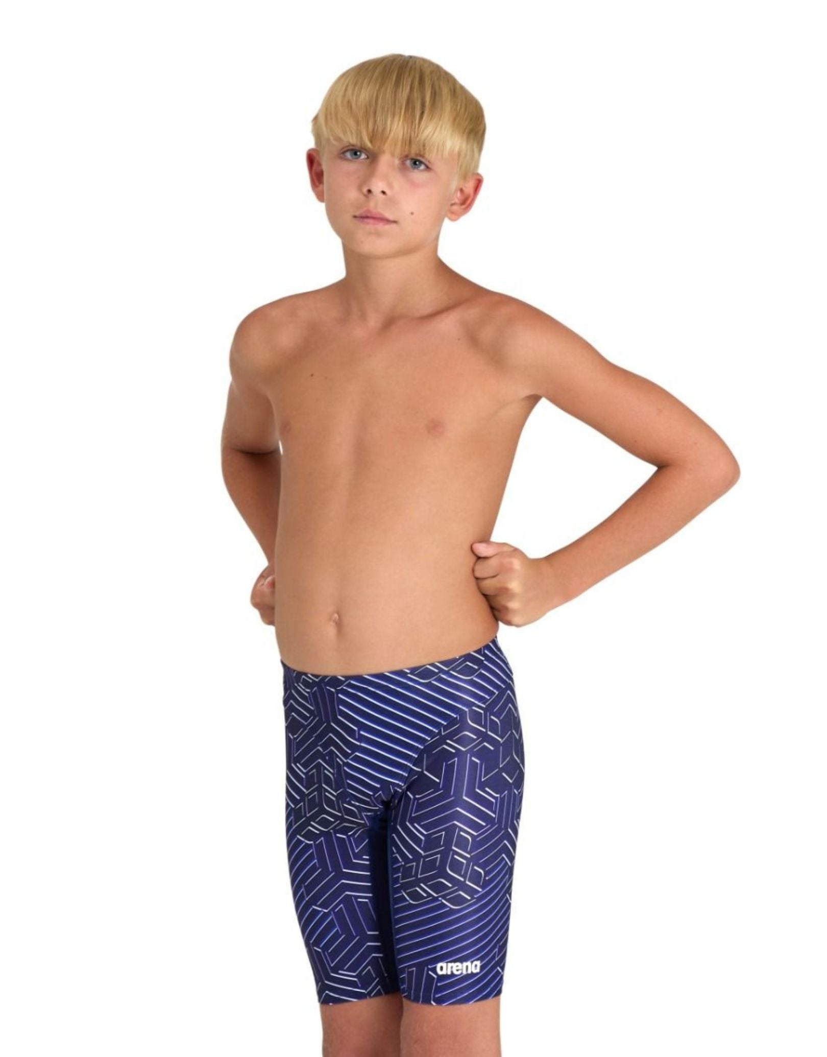 Arena Boys Kikko Pro Swim Jammer - Navy/Multi | Simply Swim | Simply ...