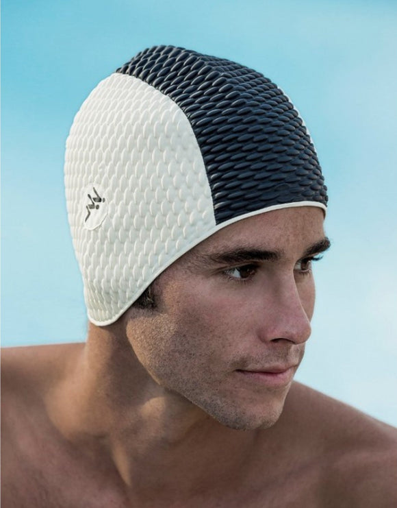 Fashy Two Tone Bubble Swim Cap | Simply Swim | Simply Swim UK
